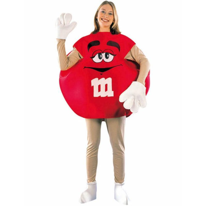 Red M&M’s Character Costume - Iconic and Funny Red Chocolate Candy ...