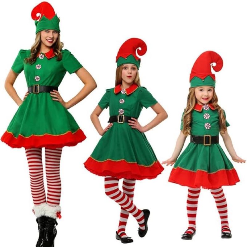 Christmas Elf Complete Costume Set – Yammine Halloween